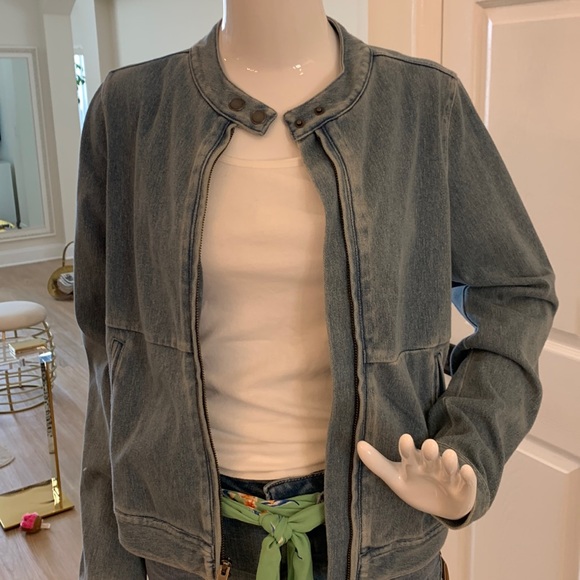 Lisa Rinna Collection | Jackets & Coats | Lisa Rinna Light Blue Denim ...